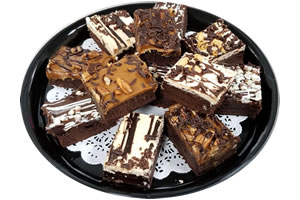Brennan's Catering: Decadent Brownie Tray - Regular (12 Brownies)
